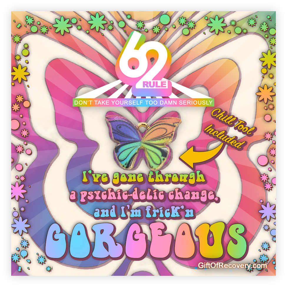 Rule 62 Charm | Butterfly | Psychic-Delic Change – Recovery Mint