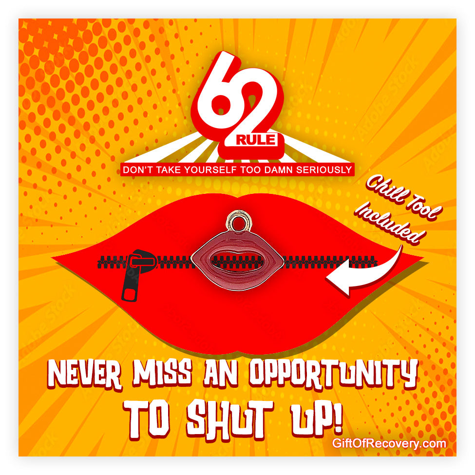 Rule 62 Charm | Lips | Never Miss An Opportunity... – Recovery Mint