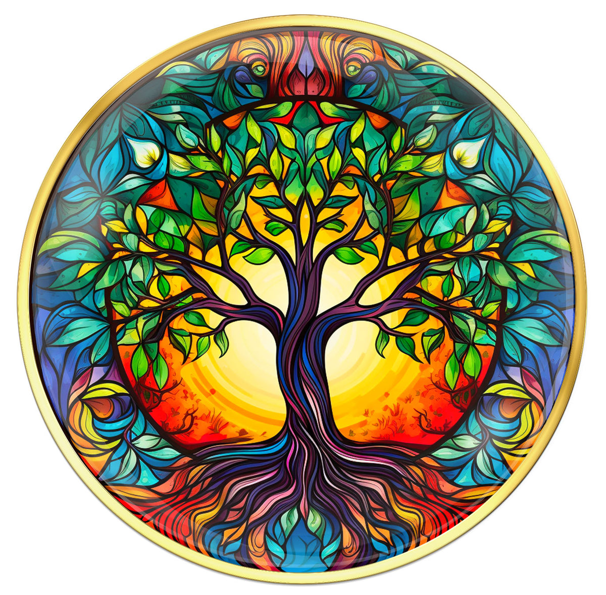 Tree Medallion - Growing Along Spiritual Lines – Recovery Mint