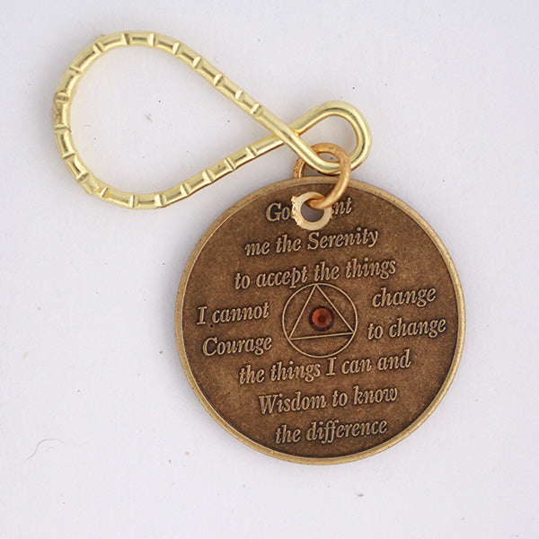 Bronze Crystallized Key-tag – Recovery Mint