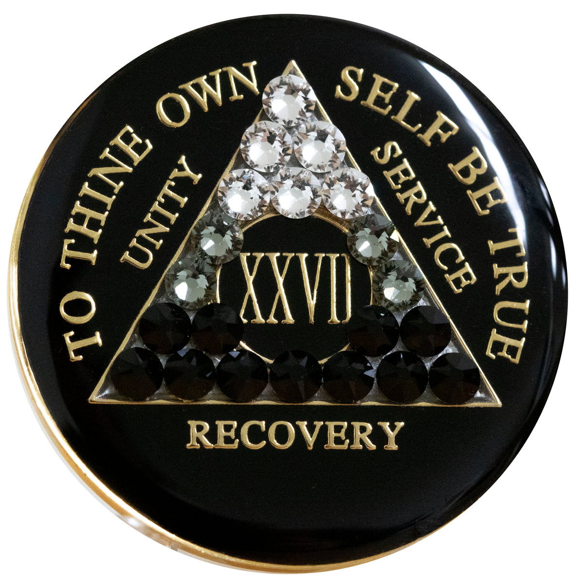 Crystallized Tri-Plate Black Transition – Recovery Mint